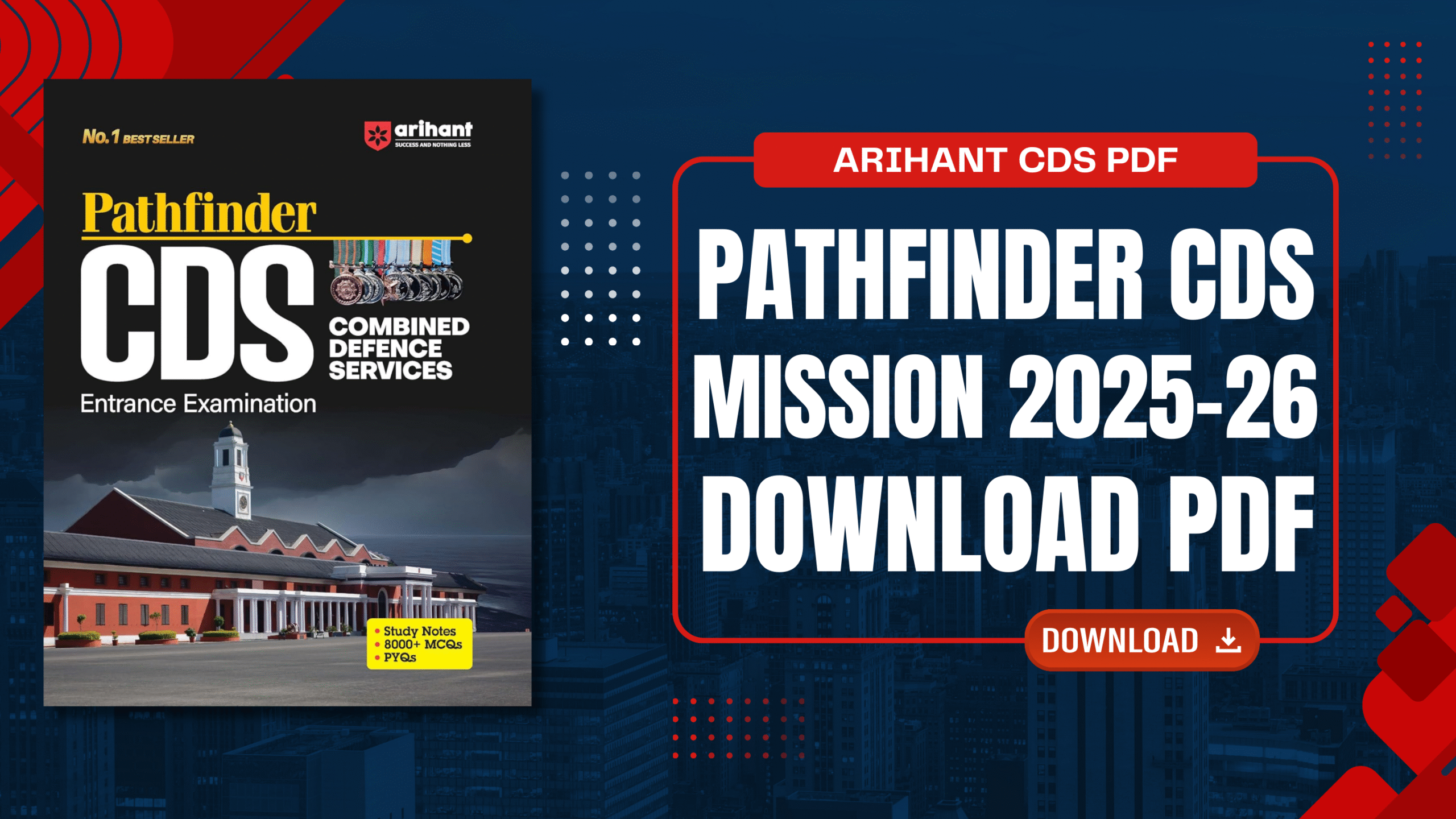 Arihant Pathfinder CDS Book PDF (2025–26)