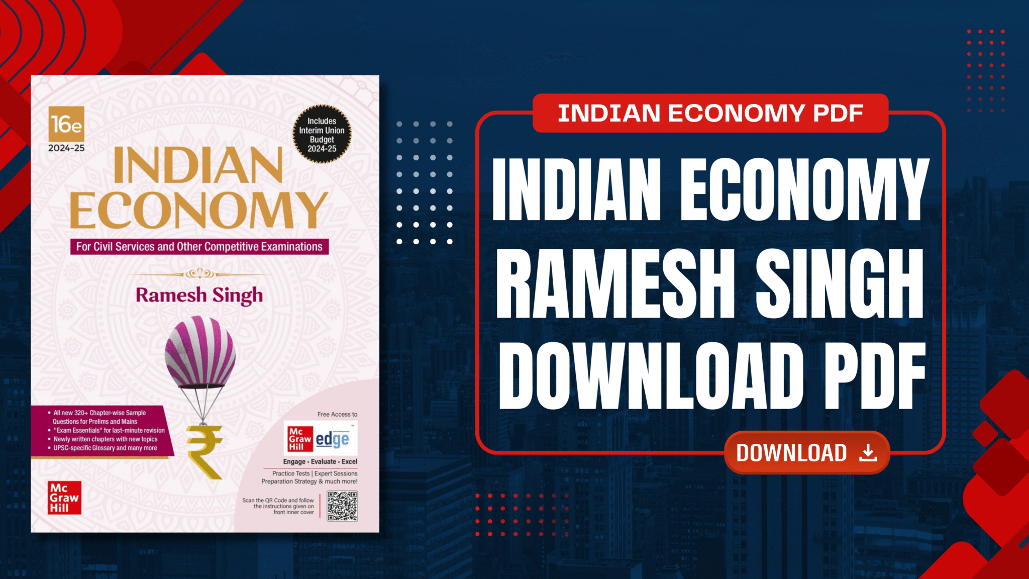 Indian Economy Ramesh Singh 16th Edition PDF – Free Download