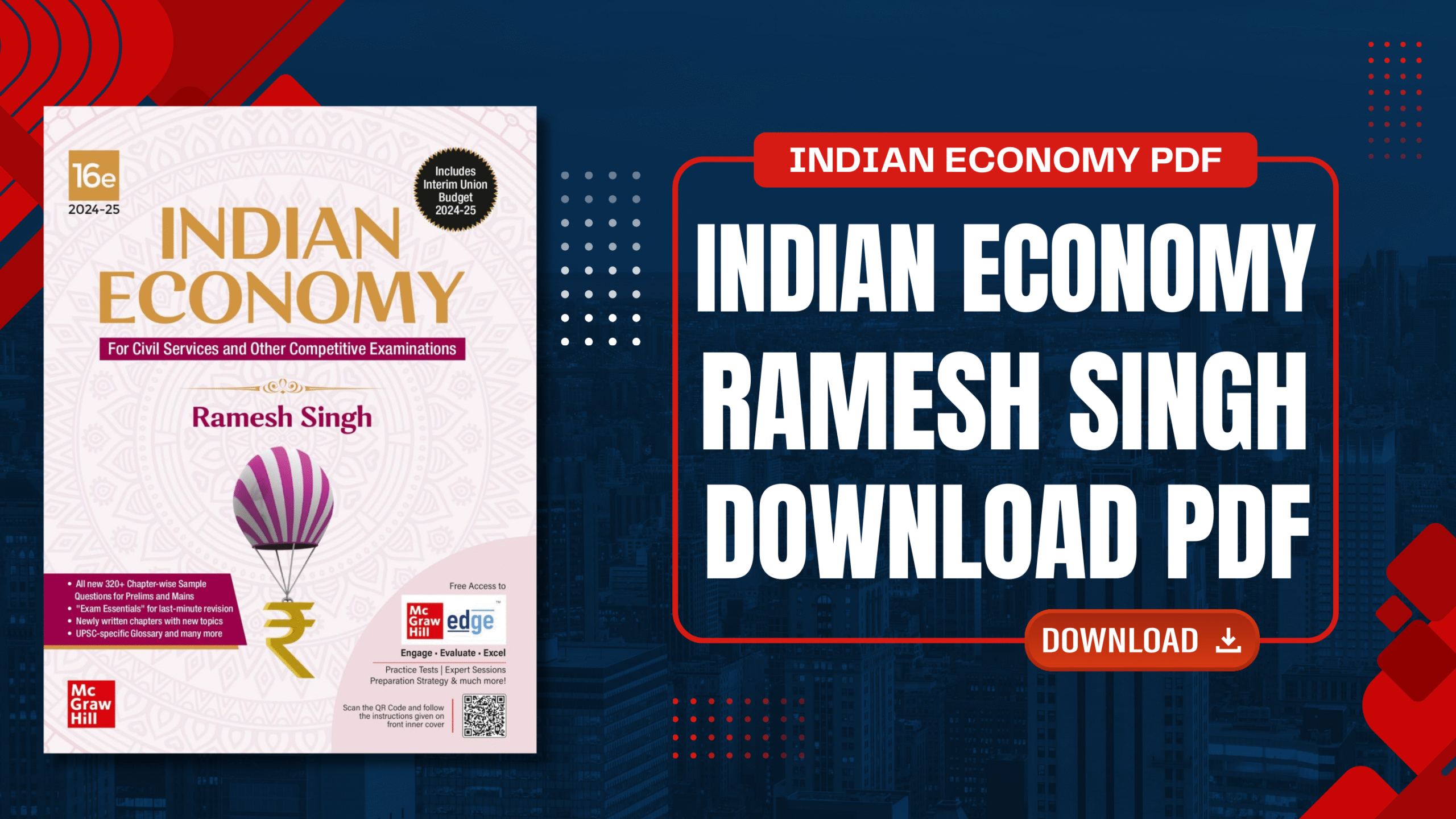 Indian Economy Ramesh Singh 16th Edition PDF – Free Download